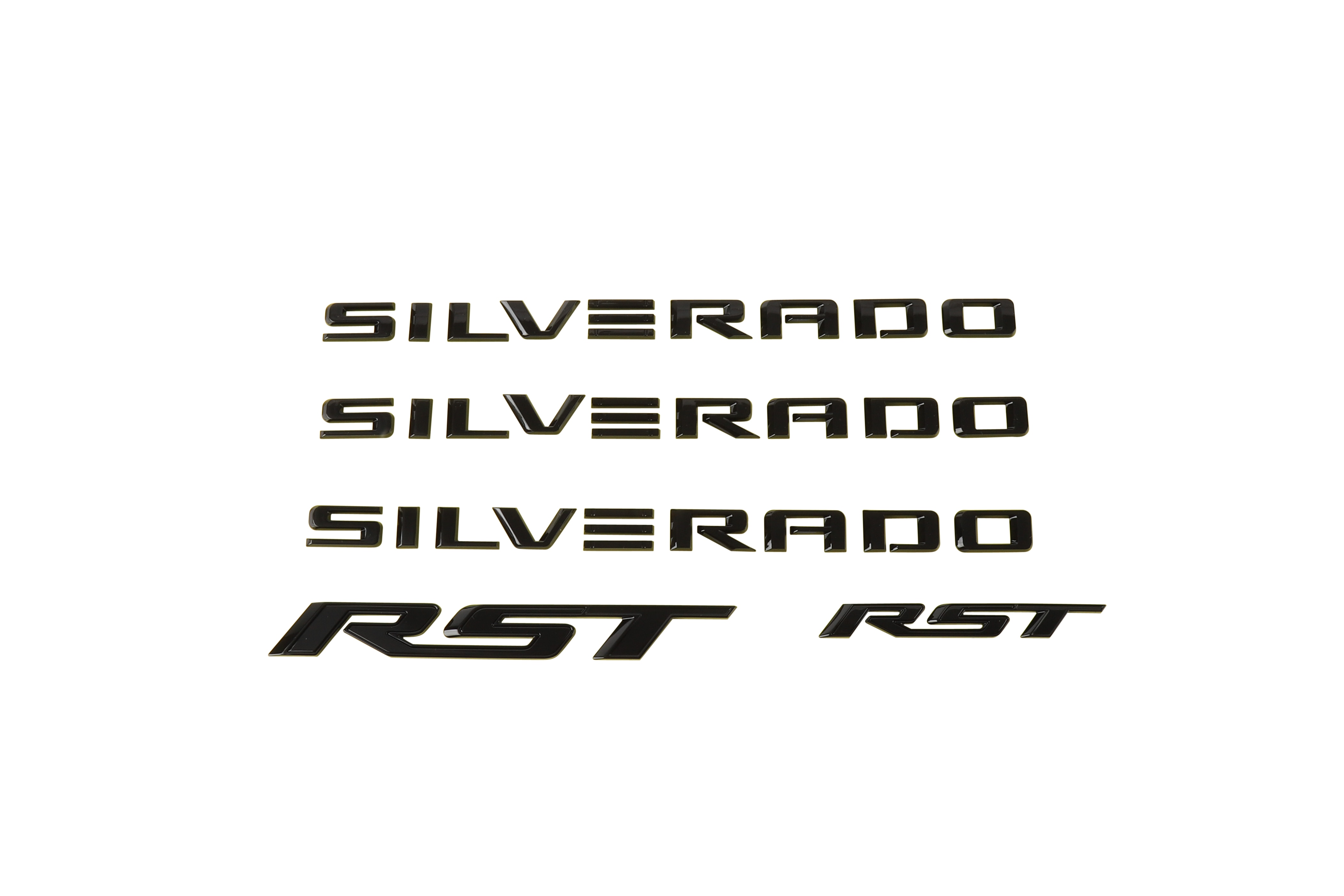 Silverado EV Emblems in Black | 85632340 | Chevrolet Accessories